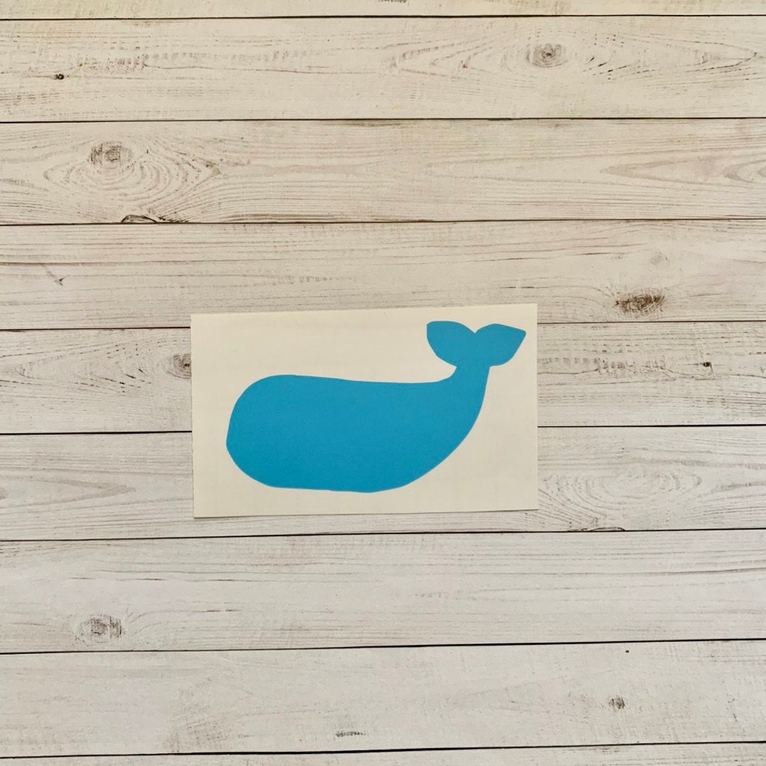 Whale Decal | Whale Vinyl Decal | Whale Sticker | Marine Animal Decal ...