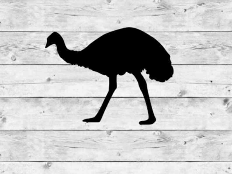 Emu Decal Emu Vinyl Decal Emu Sticker Bird Decal Bird - Etsy