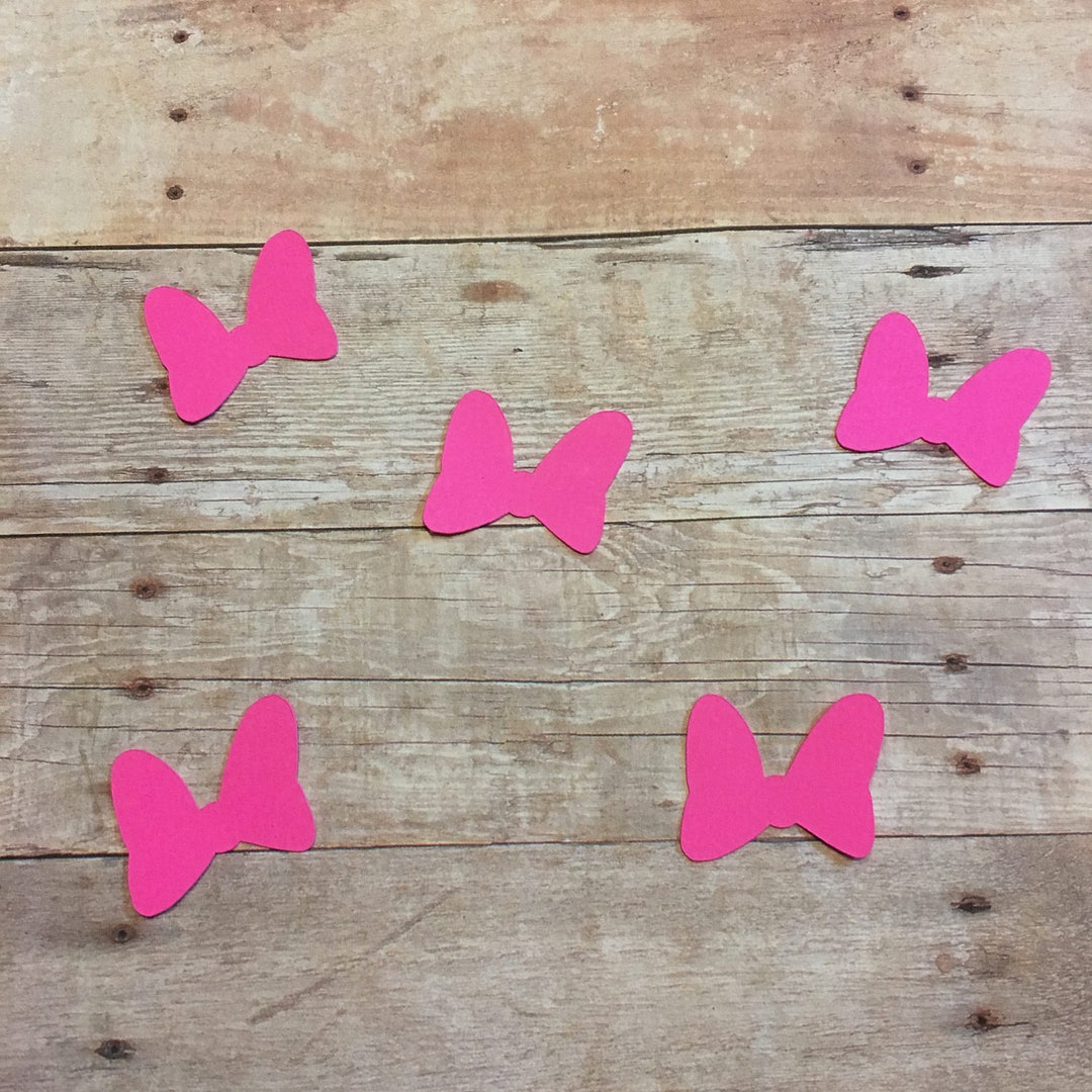 Bow Confetti | Bow Cut Out | Bow Decoration | Ribbon Confetti | Ribbon ...