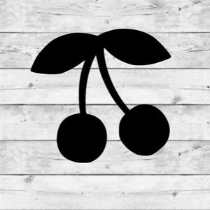 Cherry Decal Cherry Vinyl Decal Cherry Sticker Cherries - Etsy