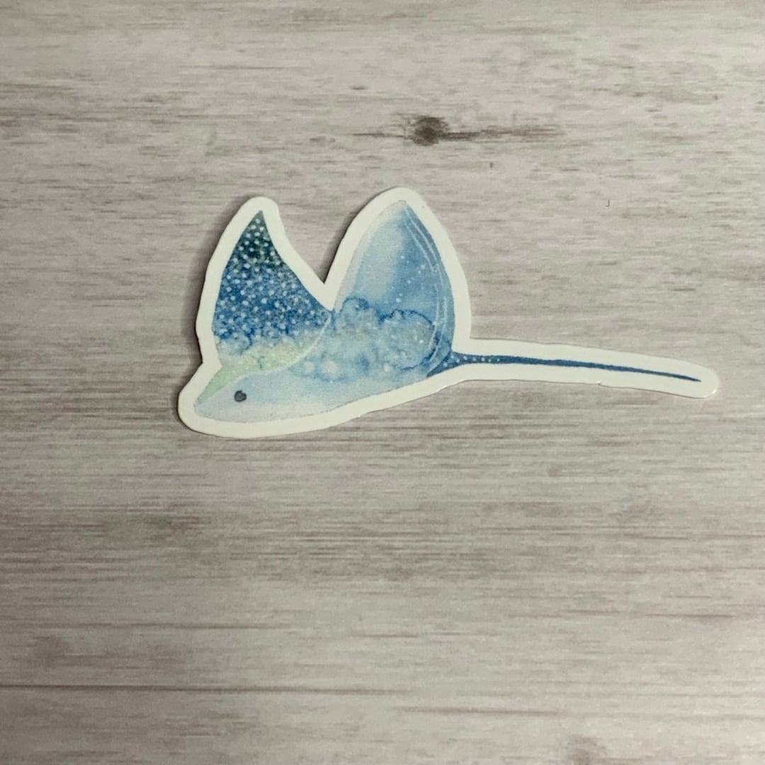 Stingray Sticker or Magnet Stingray Sticker Stingray Magnet - Etsy