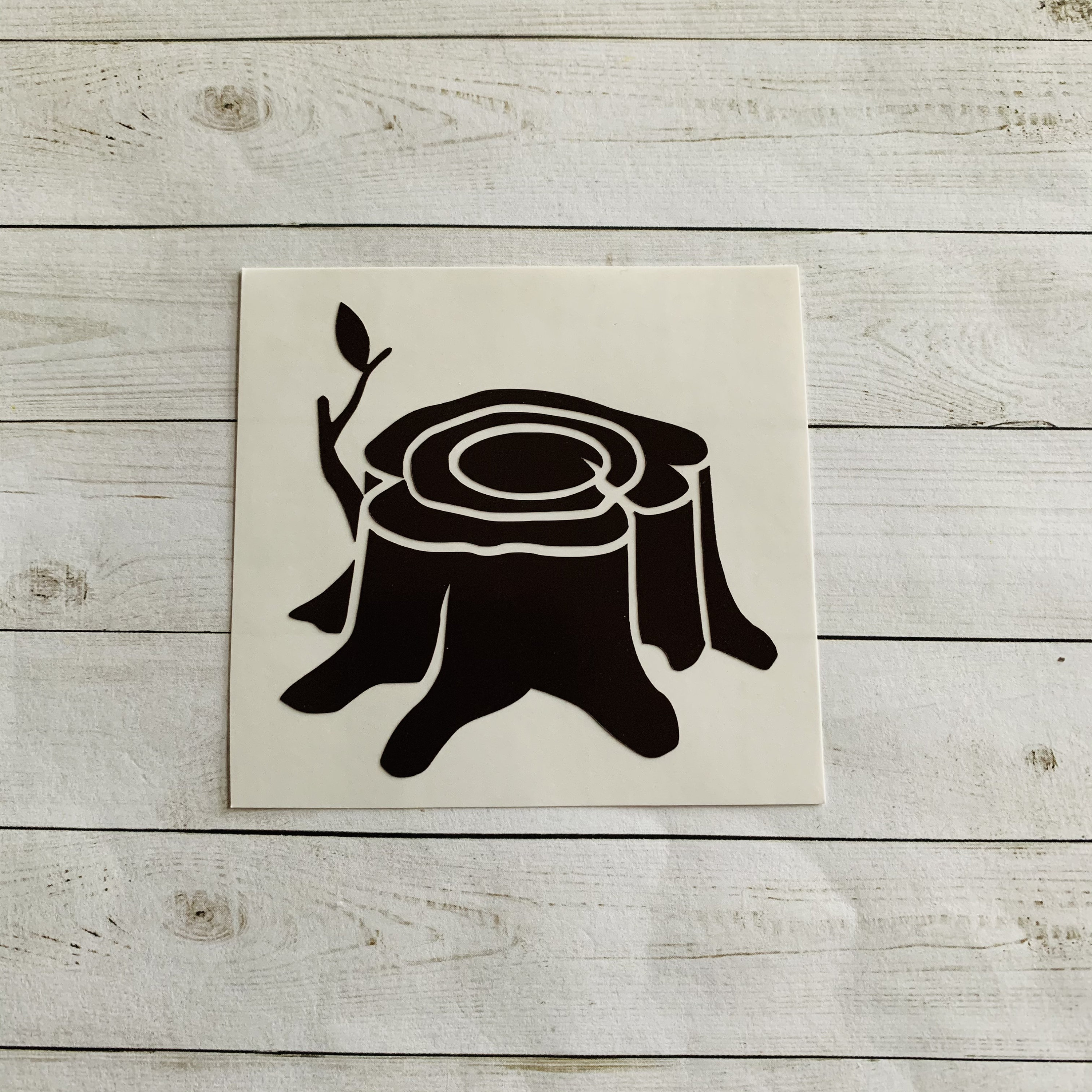 Stump Decal Stump Vinyl Decal Stump Sticker Log Decal - Etsy UK