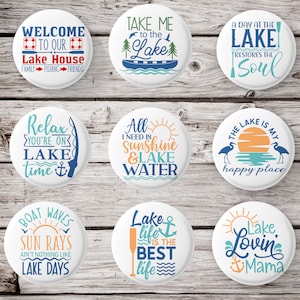 Lake Life Pin, up North Pin, Lake House Pin, Cottage Pin, Lake Pin ...