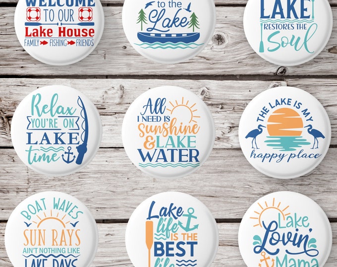 Lake Life Pin, up North Pin, Lake House Pin, Cottage Pin, Lake Pin ...