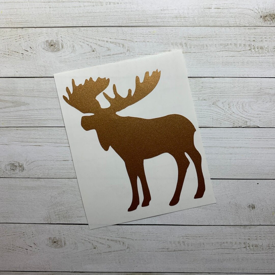 Moose Decal | Moose Sticker | Moose Decoration | Moose Theme | Moose ...