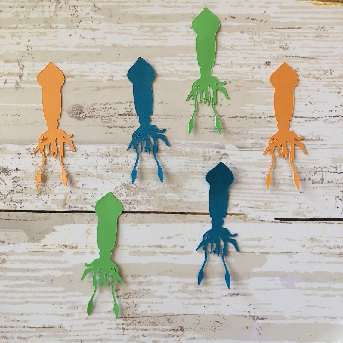 Giant Squid Confetti | Giant Squid Cut Out | Squid Confetti | Squid Cut ...