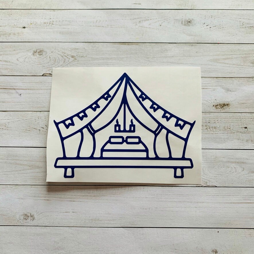Tent Decal Tent Sticker Glamping Tent Glamping Decal | Etsy