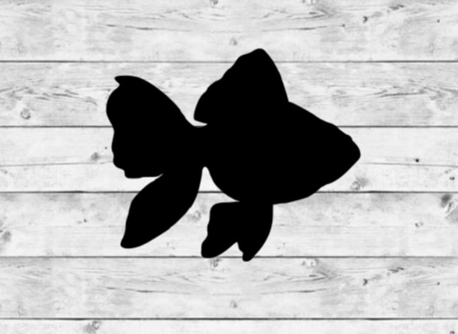Goldfish Decal Goldfish Vinyl Decal Goldfish Sticker - Etsy