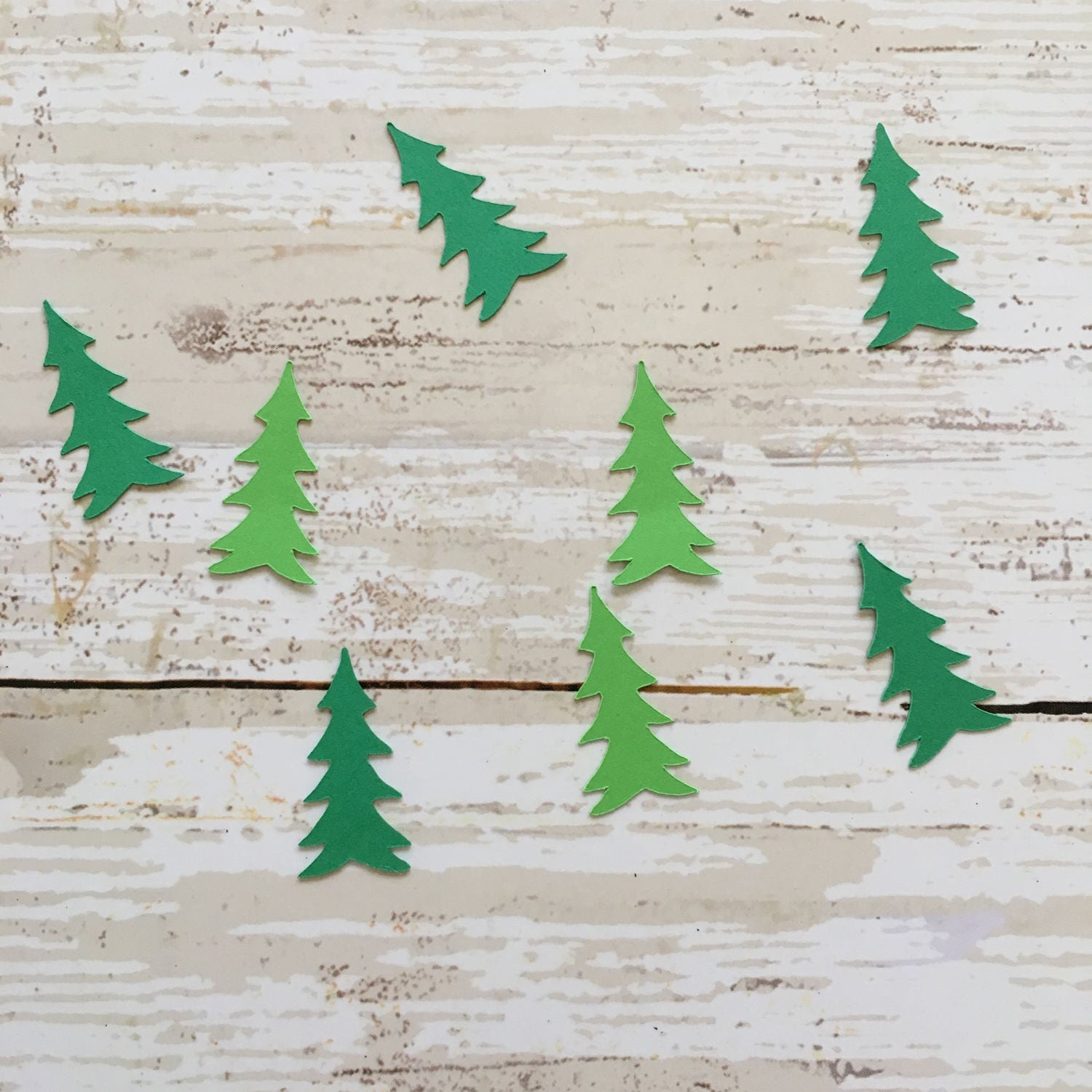 Tree Confetti | Tree Cut Outs | Tree Die Cuts | Forest Confetti ...