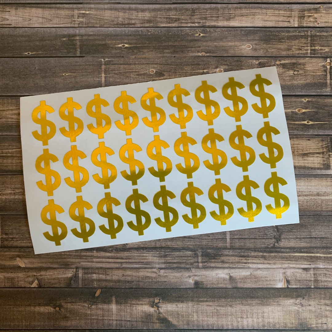 Dollar Sign Decal Dollar Sign Vinyl Decal Dollar Sign Sticker Money ...