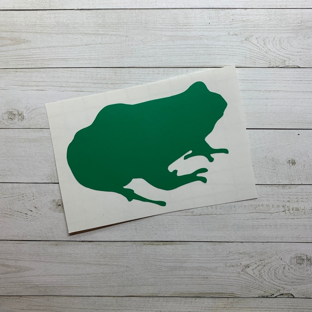 Bullfrog Sticker Bullfrog Decal Bullfrog Decoration Frog - Etsy