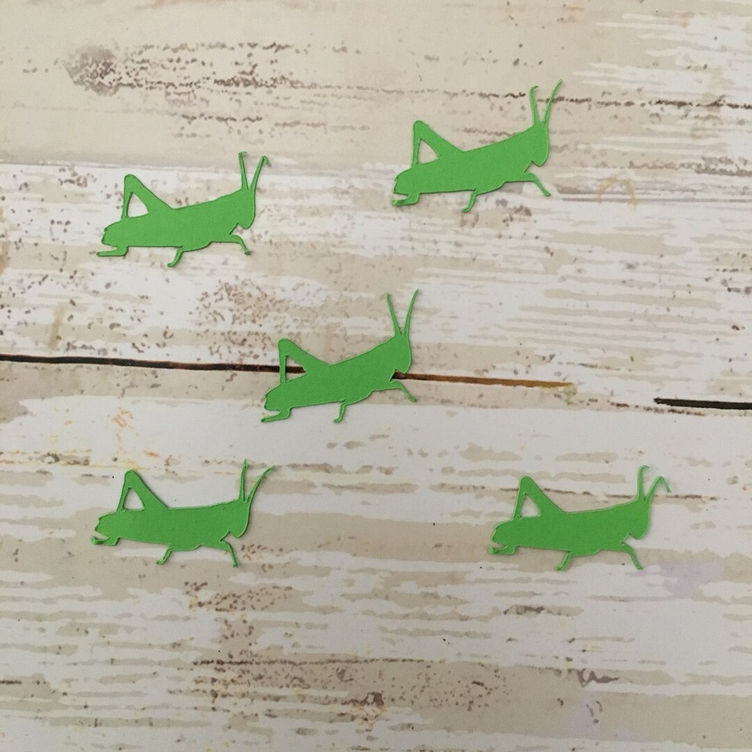 Grasshopper Confetti | Grasshopper Cut Outs | Grasshopper Decoration ...