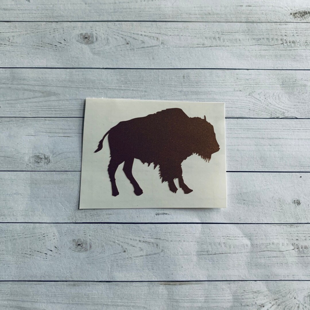 Buffalo Decal | Bison Decal | Buffalo Vinyl Decal | Bison Sticker ...