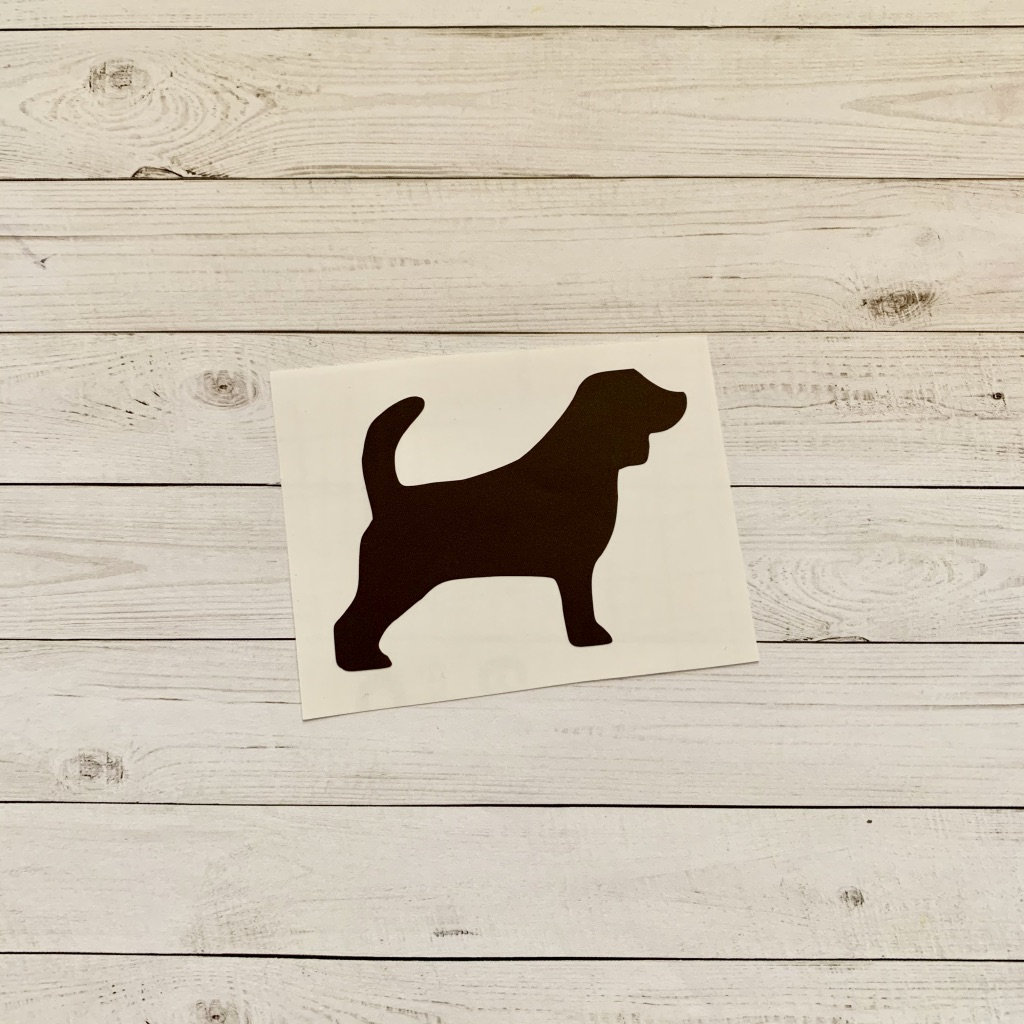 Beagle Decal Beagle Sticker Beagle Vinyl Decal Hound | Etsy