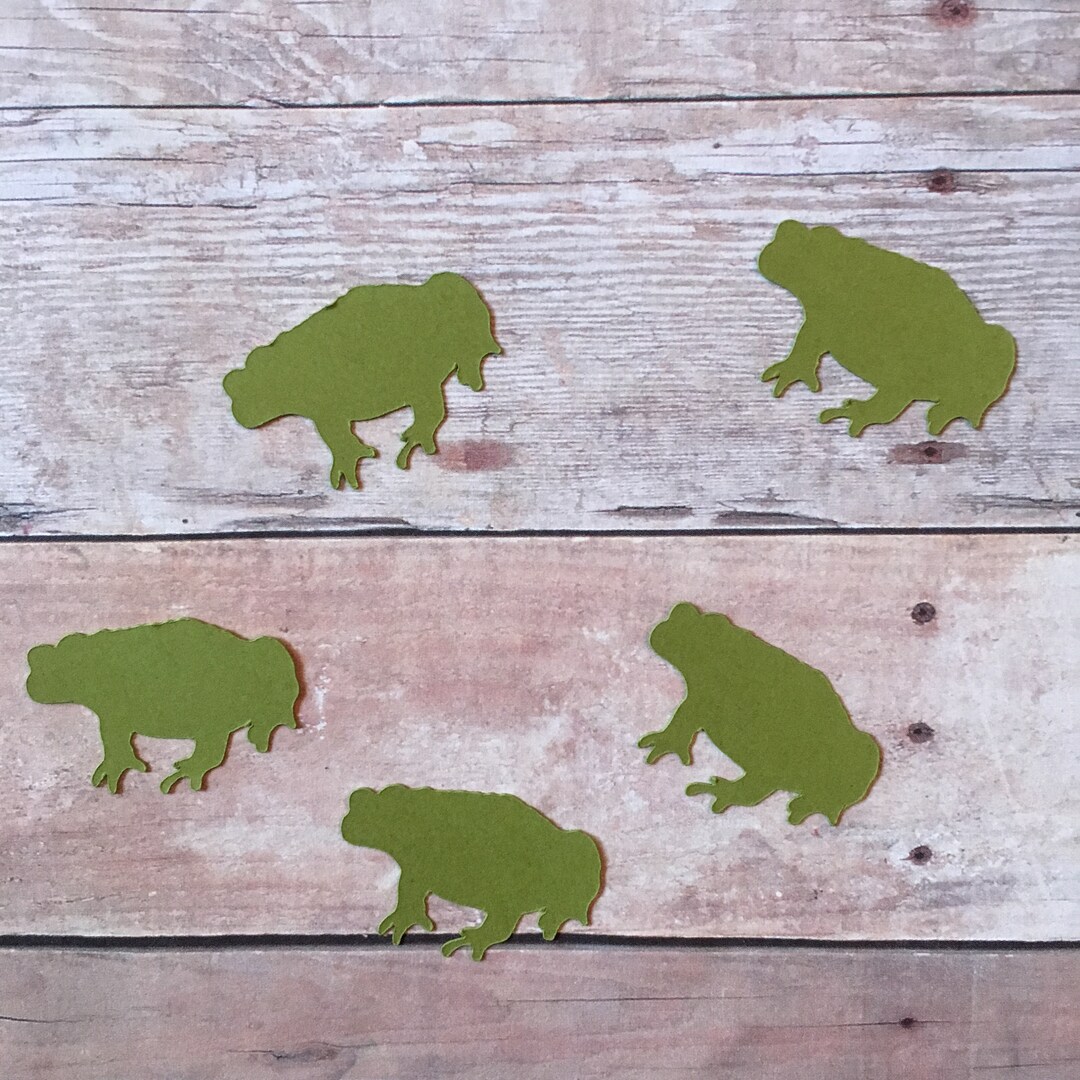 Toad Confetti | Toad Cut Outs | Toad Decorations | Frog Confetti ...