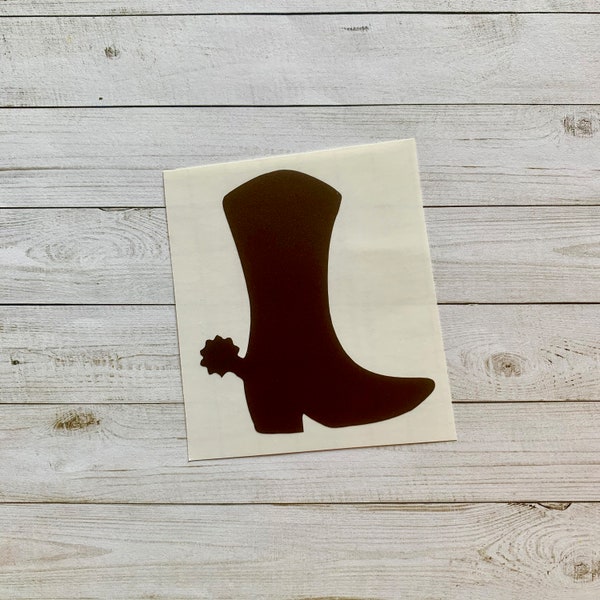 Cowboy Boot Decal - Etsy