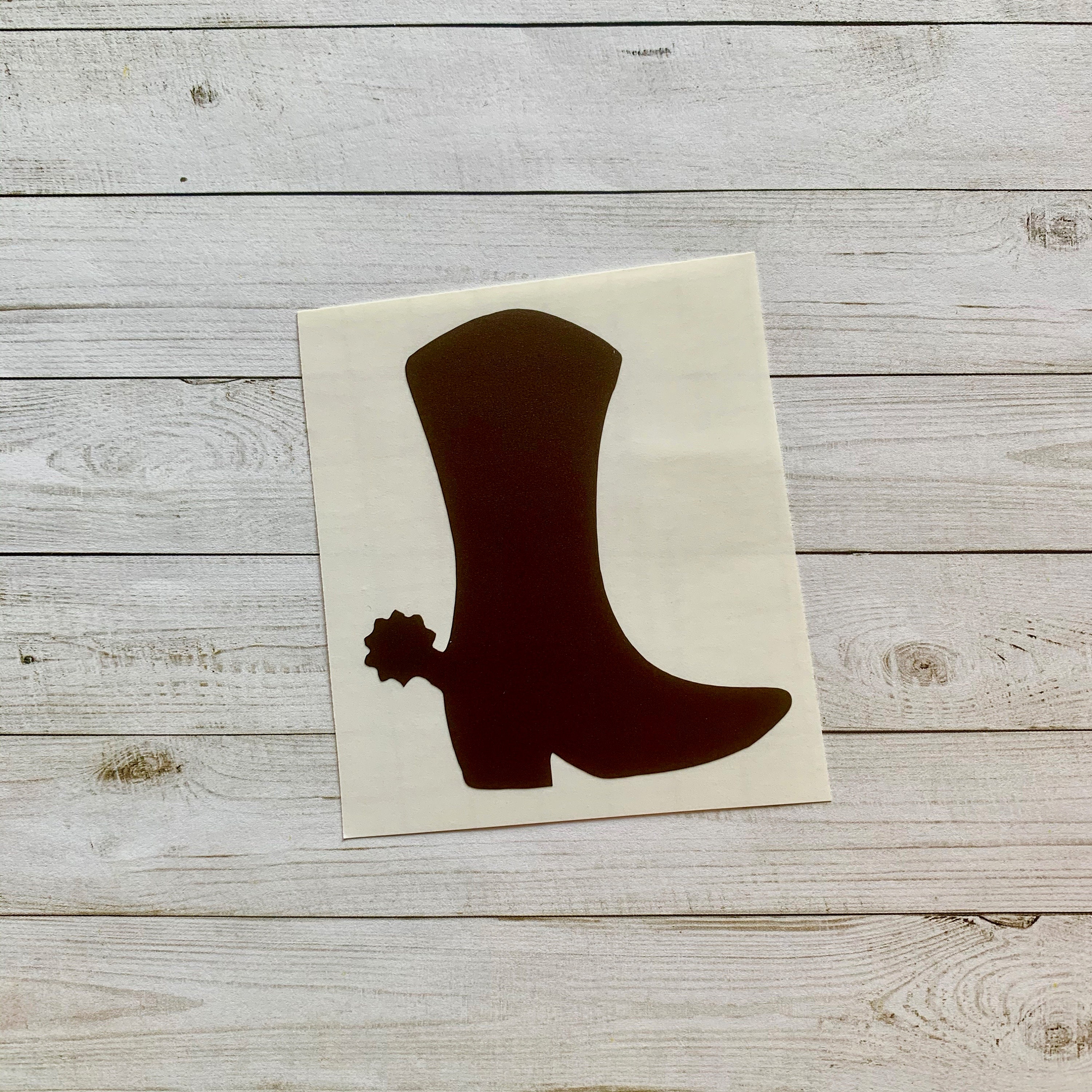 Cowboy Boot Decal Cowboy Boot Sticker Cowboy Decal | Etsy