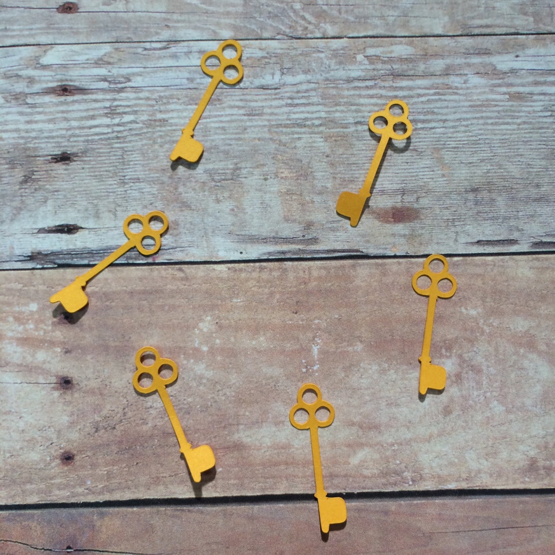 Key Confetti Key Cut Out Key Decoration Key Table Scatter Skeleton Key ...