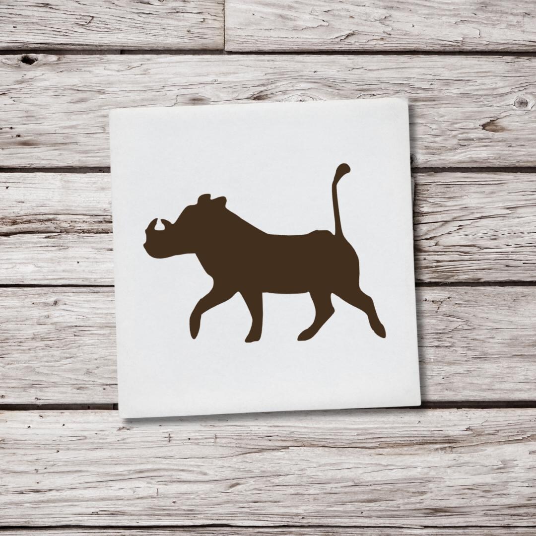 Warthog Sticker, Warthog Decal, Warthog Vinyl Decal, Animal Decal ...