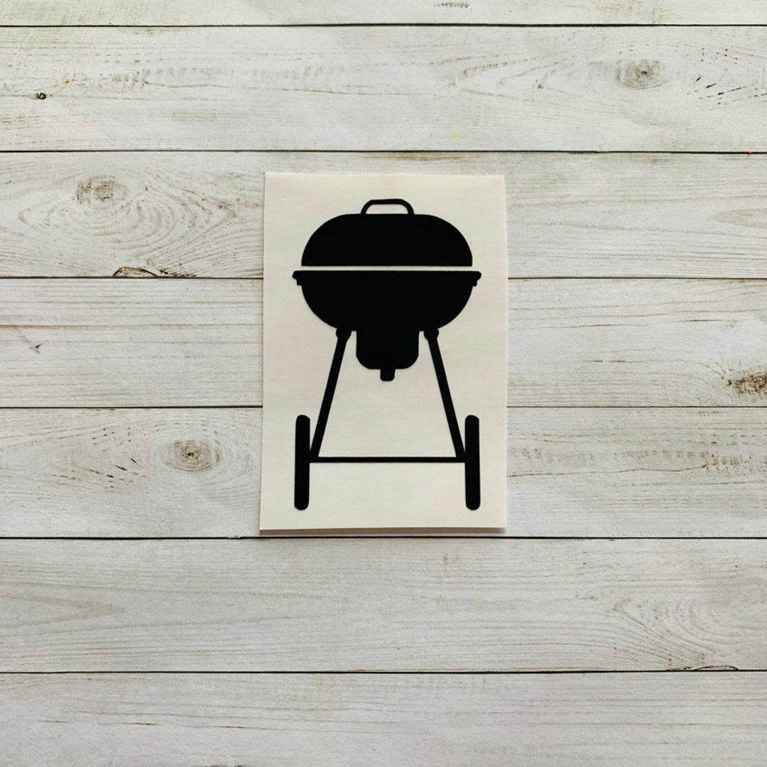 Grill Decal | Grill Sticker | Grill Decoration | Grilling Decal | Food ...