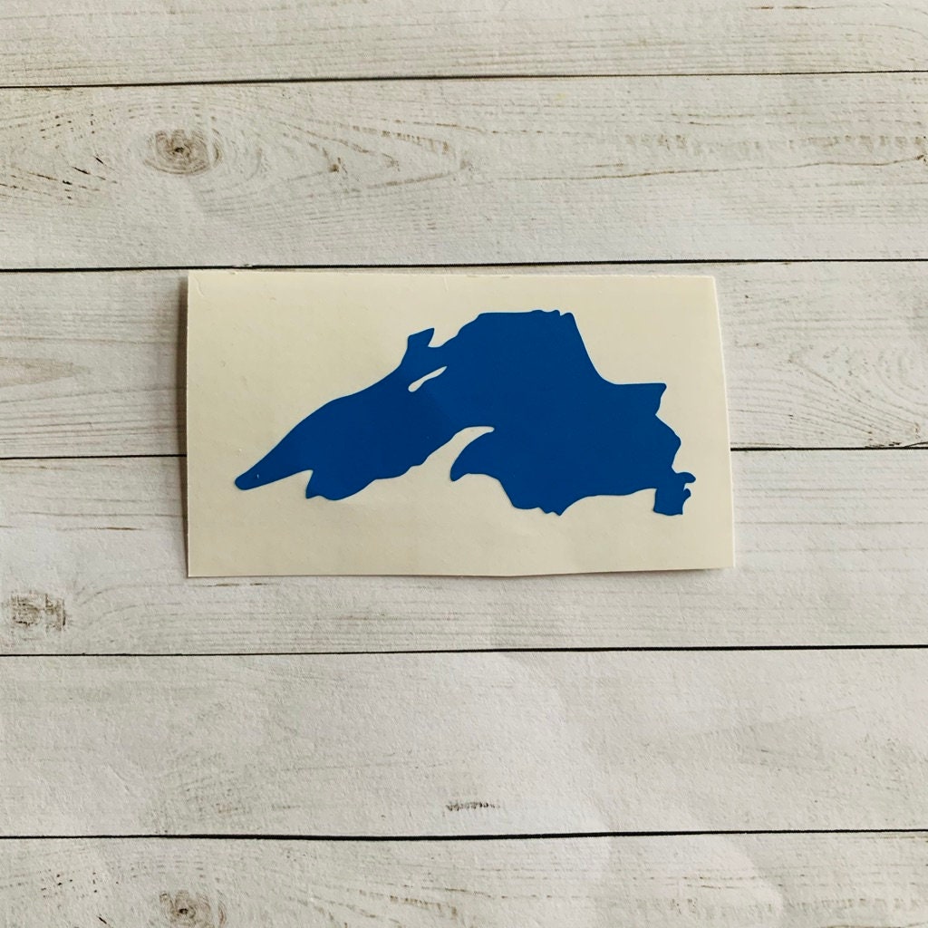 Lake Superior Decal Lake Superior Sticker Great Lakes | Etsy