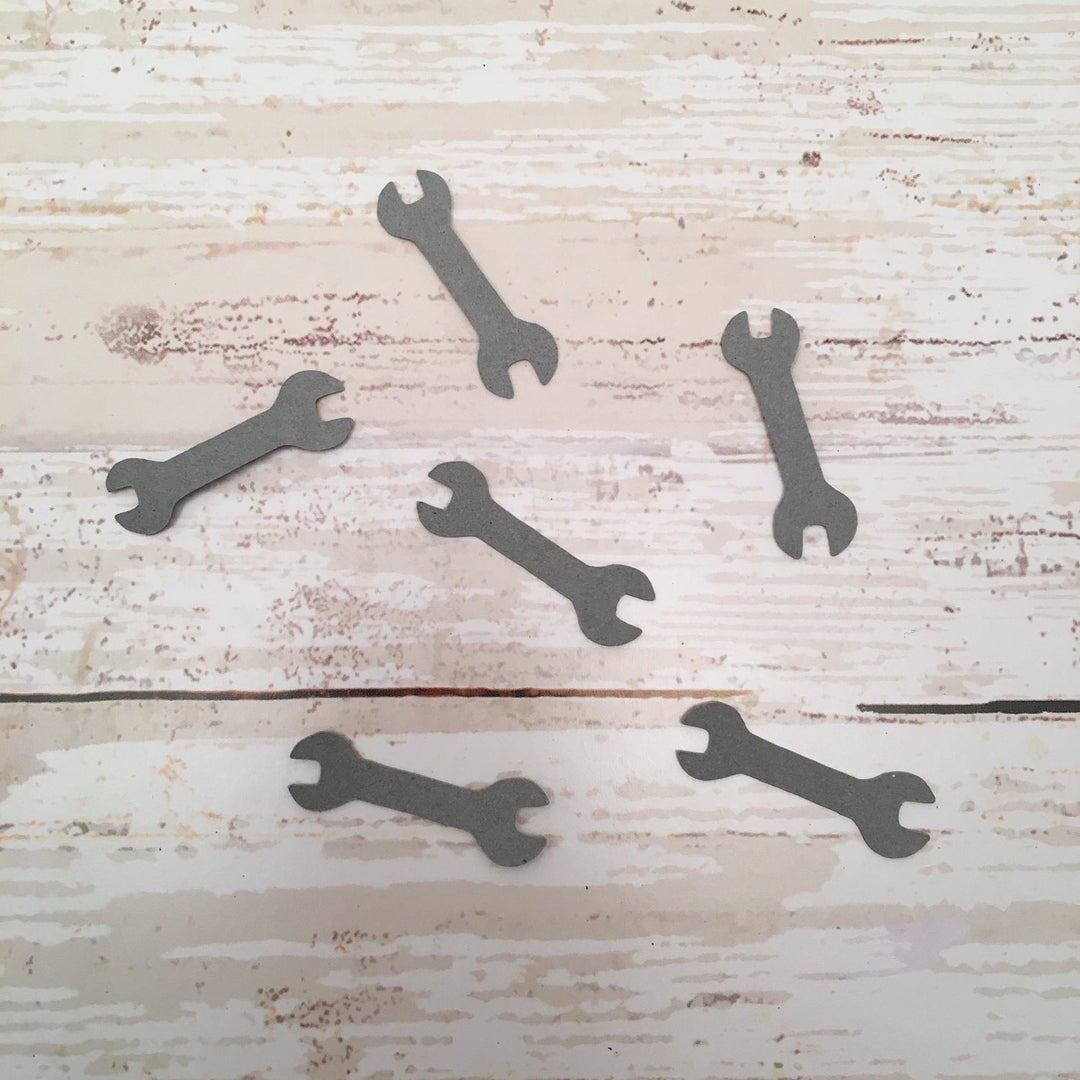 Wrench Confetti | Wrench Cut Out | Tool Confetti | Tool Cut Out | Tool Decoration | Builder ...