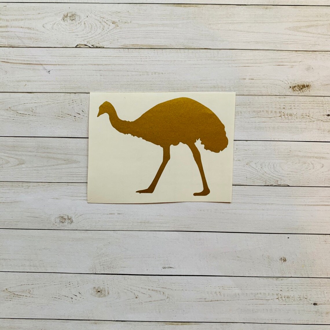 Emu Decal Emu Vinyl Decal Emu Sticker Bird Decal Bird | Etsy