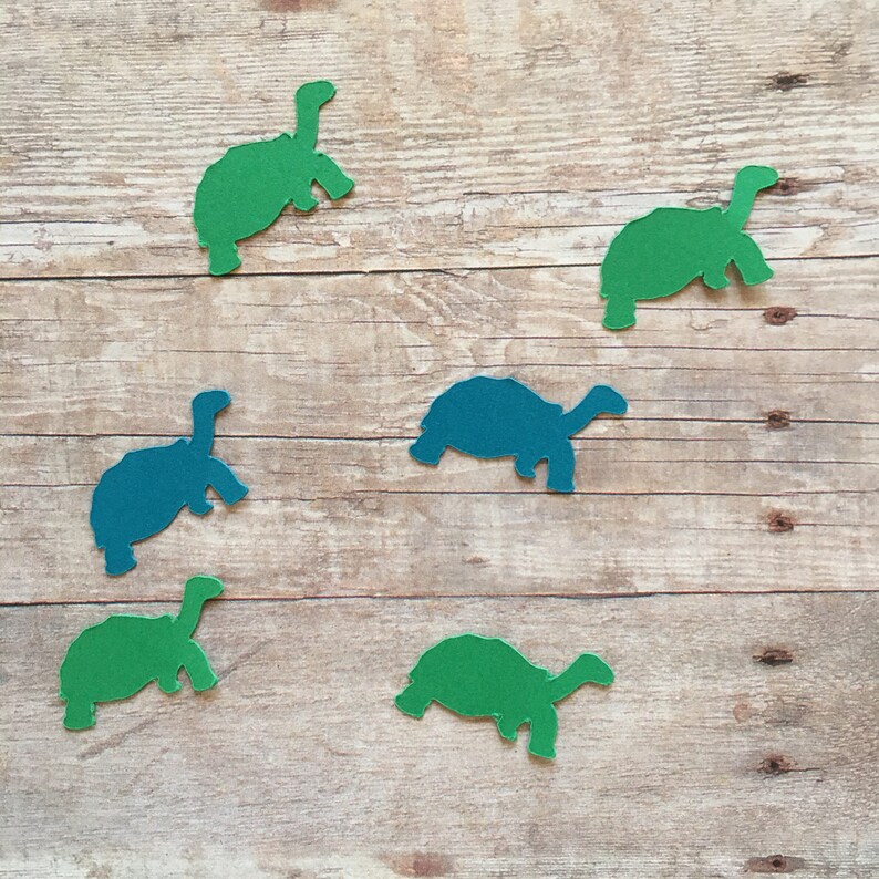 Tortoise Confetti Tortoise Cut Outs Tortoise Decoration - Etsy