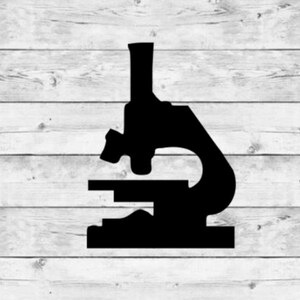 Microscope Decal | Microscope Vinyl Decal | Microscope Sticker ...