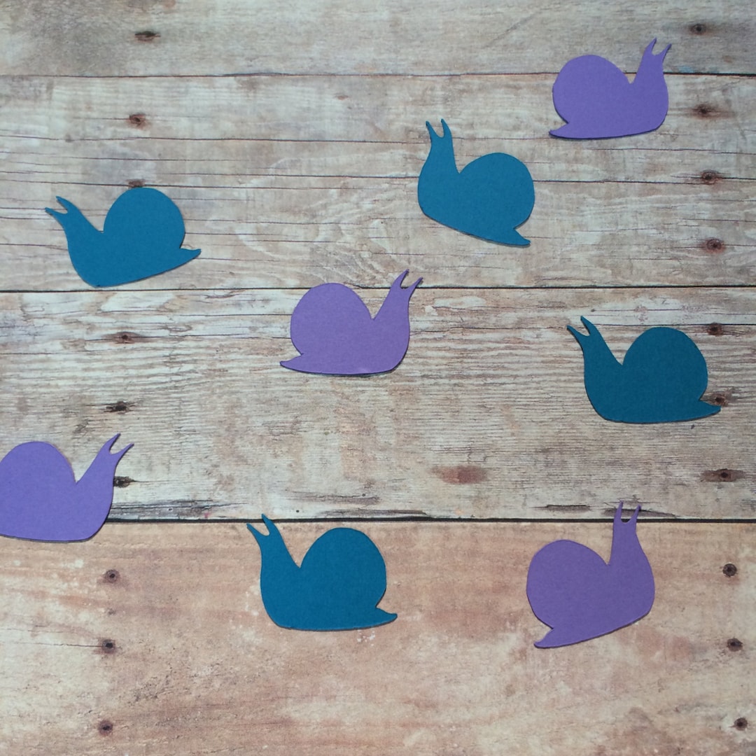 Snail Confetti | Snail Cut Outs | Snail Decorations | Garden Confetti ...