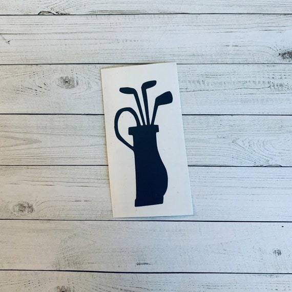 Golf Club Decal Golf Club Sticker Golf Decal Golf | Etsy