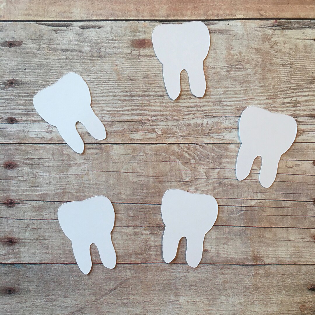Tooth Confetti | Tooth Cut Out | Tooth Decoration | Teeth Confetti ...