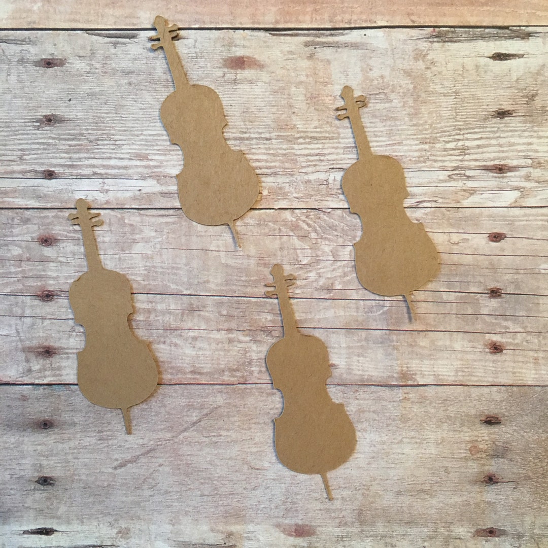 Cello Confetti | Cello Cut Out | Cello Decoration | Instrument Confetti ...