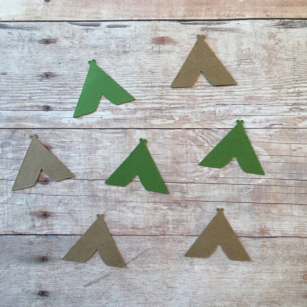 Tent Confetti | Tent Cut Out | Tent Decoration | Camping Confetti ...