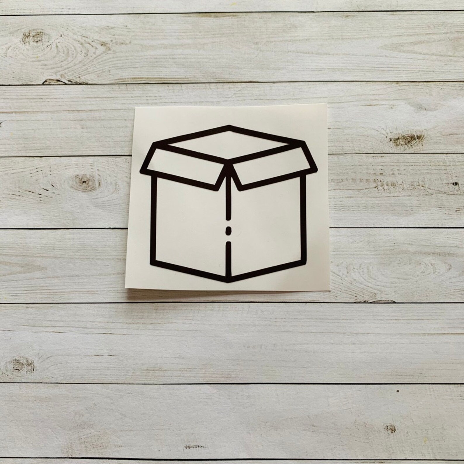 Box Decal Box Sticker Packing Box Decal Package Decal - Etsy