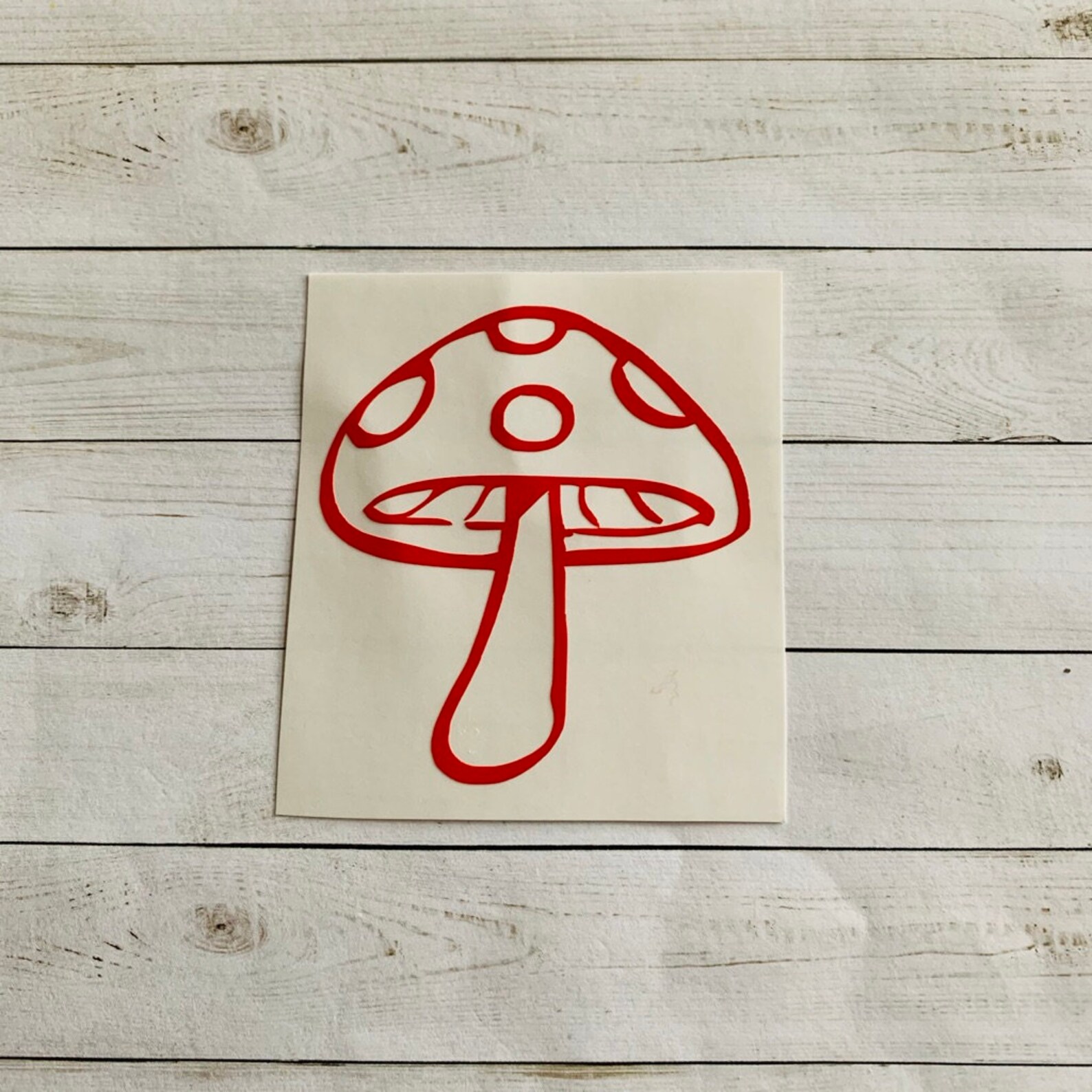 Mushroom Decal Mushroom Sticker Mushroom Vinyl Decal - Etsy