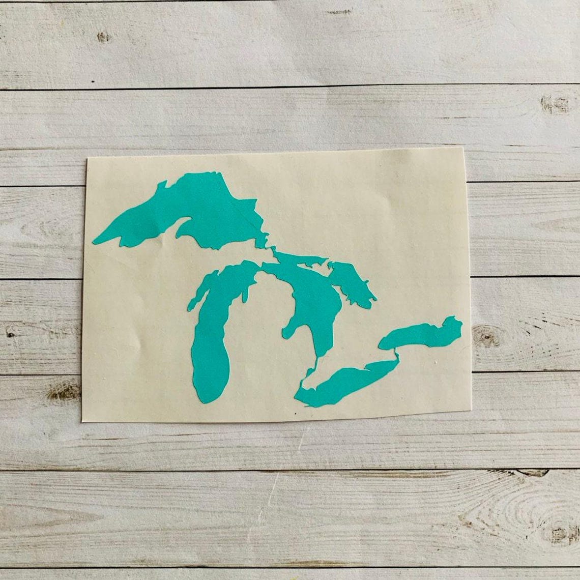 Great Lakes Decal | the Great Lakes Vinyl Decal | Great Lakes Sticker ...