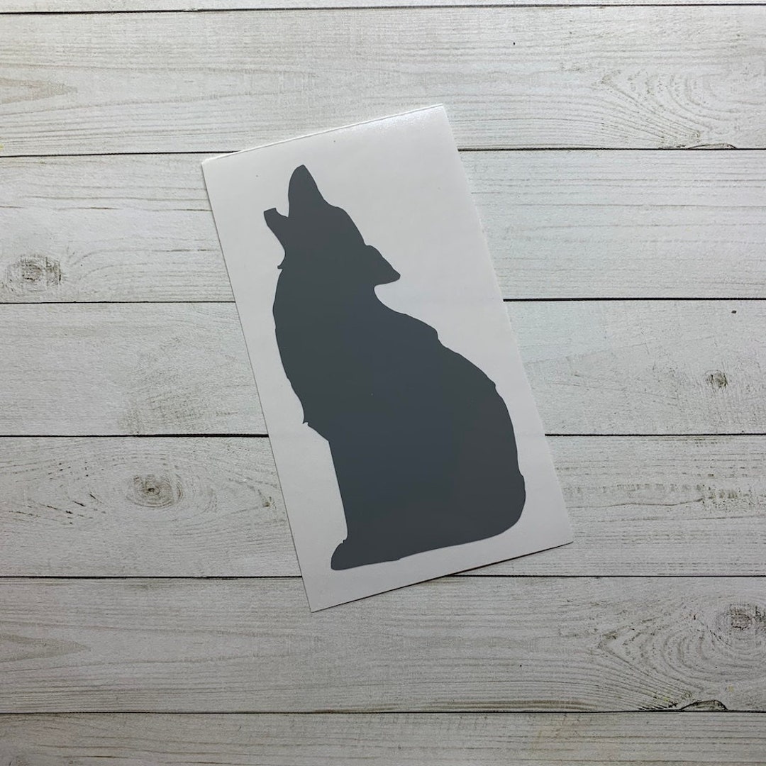 Coyote Decal | Coyote Sticker | Coyote Decoration | Coyote Theme | Wolf ...