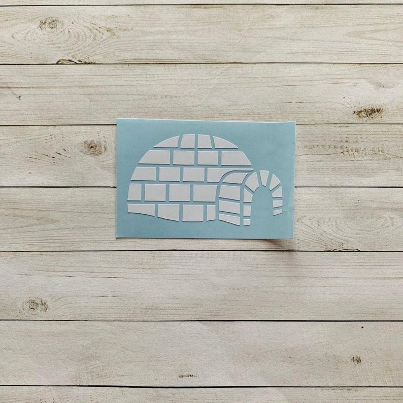 Igloo Decal | Igloo Vinyl Decal | Igloo Sticker | Igloo Decoration ...