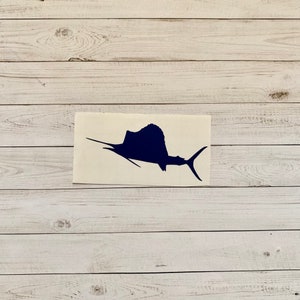 Sailfish Decal | Sailfish Vinyl Decal | Sailfish Sticker | Swordfish ...