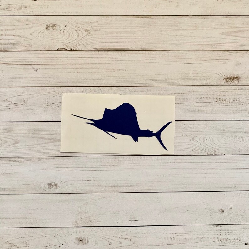 Sailfish Decal Sailfish Vinyl Decal Sailfish Sticker - Etsy
