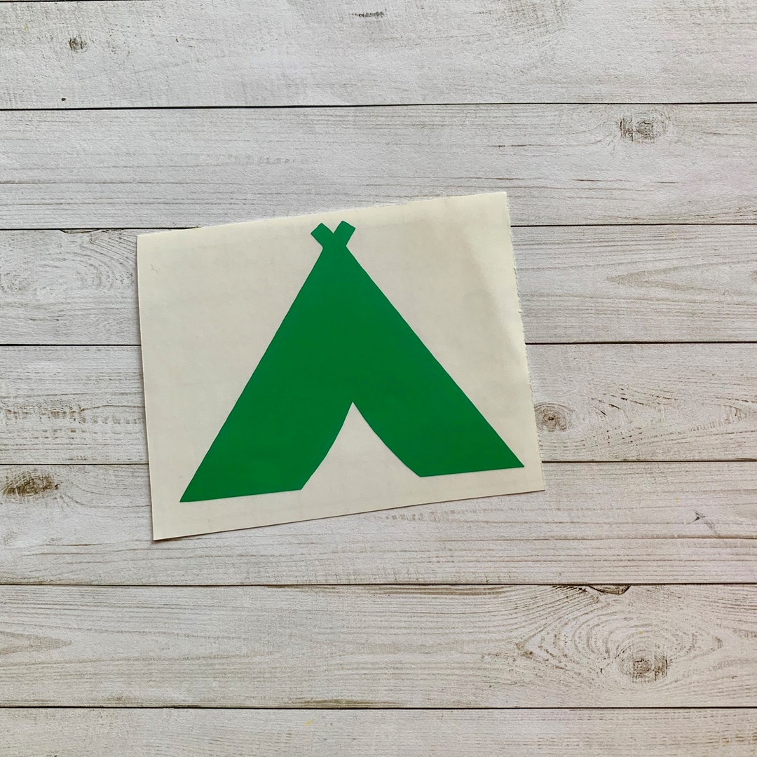 Tent Decal Tent Vinyl Decal Tent Sticker Nature Decal Camping Decal