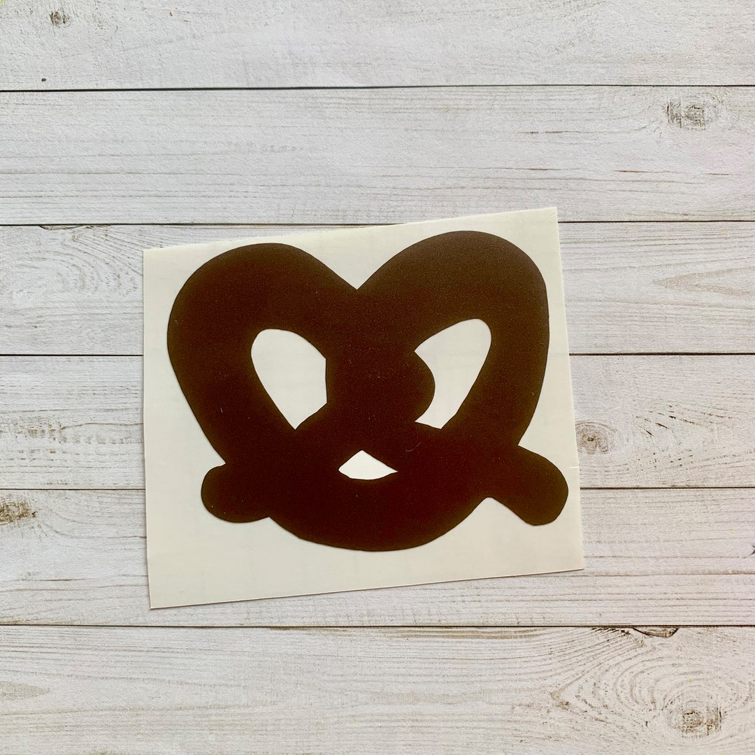 Pretzel Decal | Pretzel Vinyl Decal | Pretzel Sticker | Snack Decal ...