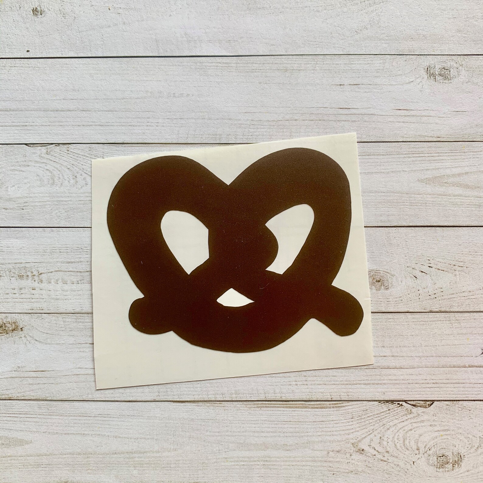 Pretzel Decal Pretzel Vinyl Decal Pretzel Sticker Snack | Etsy