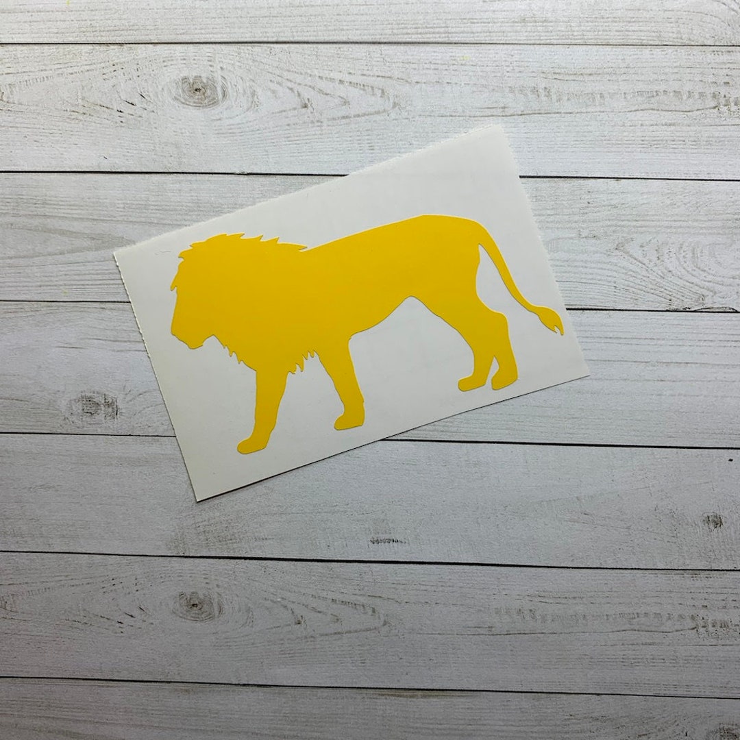 Lion Decal | Lion Sticker | Lion Vinyl Decal | Lion Decoration | Lion ...