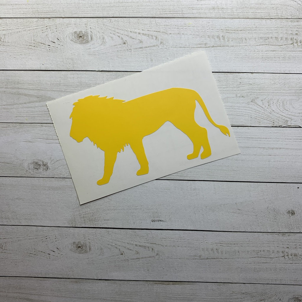 Lion Decal Lion Sticker Lion Vinyl Decal Lion Decoration - Etsy