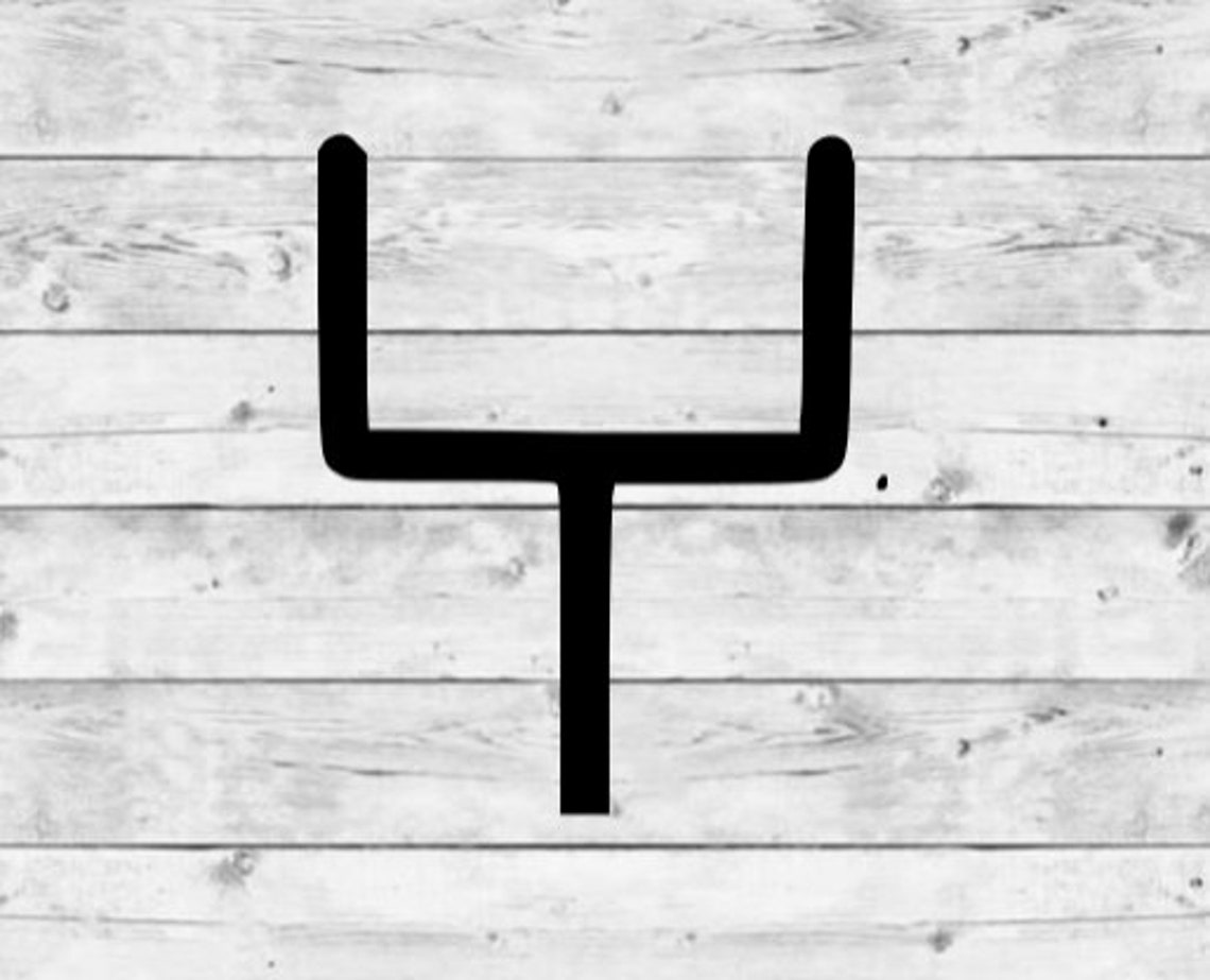 Goal Post Decal Goal Post Vinyl Decal Goal Post Sticker | Etsy