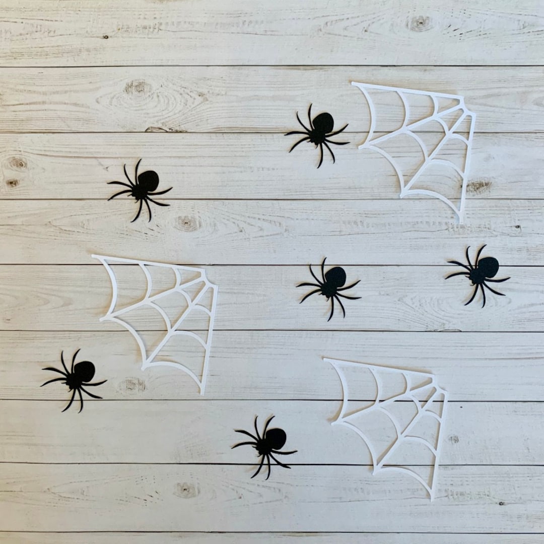 Spider Web Confetti Set Halloween Confetti Spider Confetti Bug Confetti ...