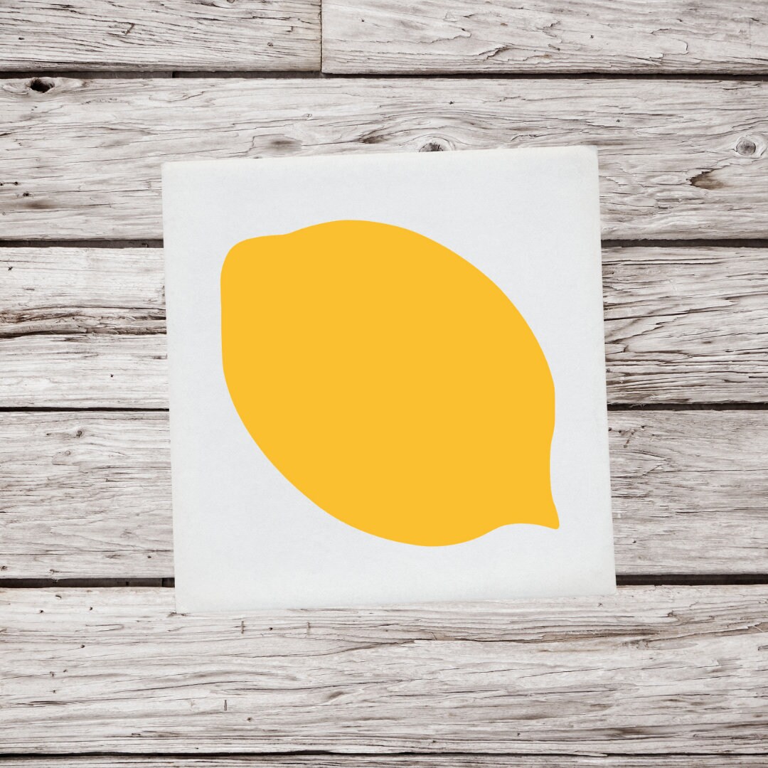 Lemon Decal, Lemon Sticker, Lemonade Decal, Lime Sticker, Lime Decal ...