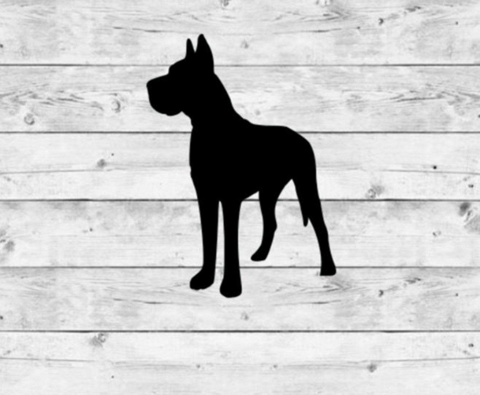 Great Dane Decal Great Dane Vinyl Decal Great Dane Sticker | Etsy